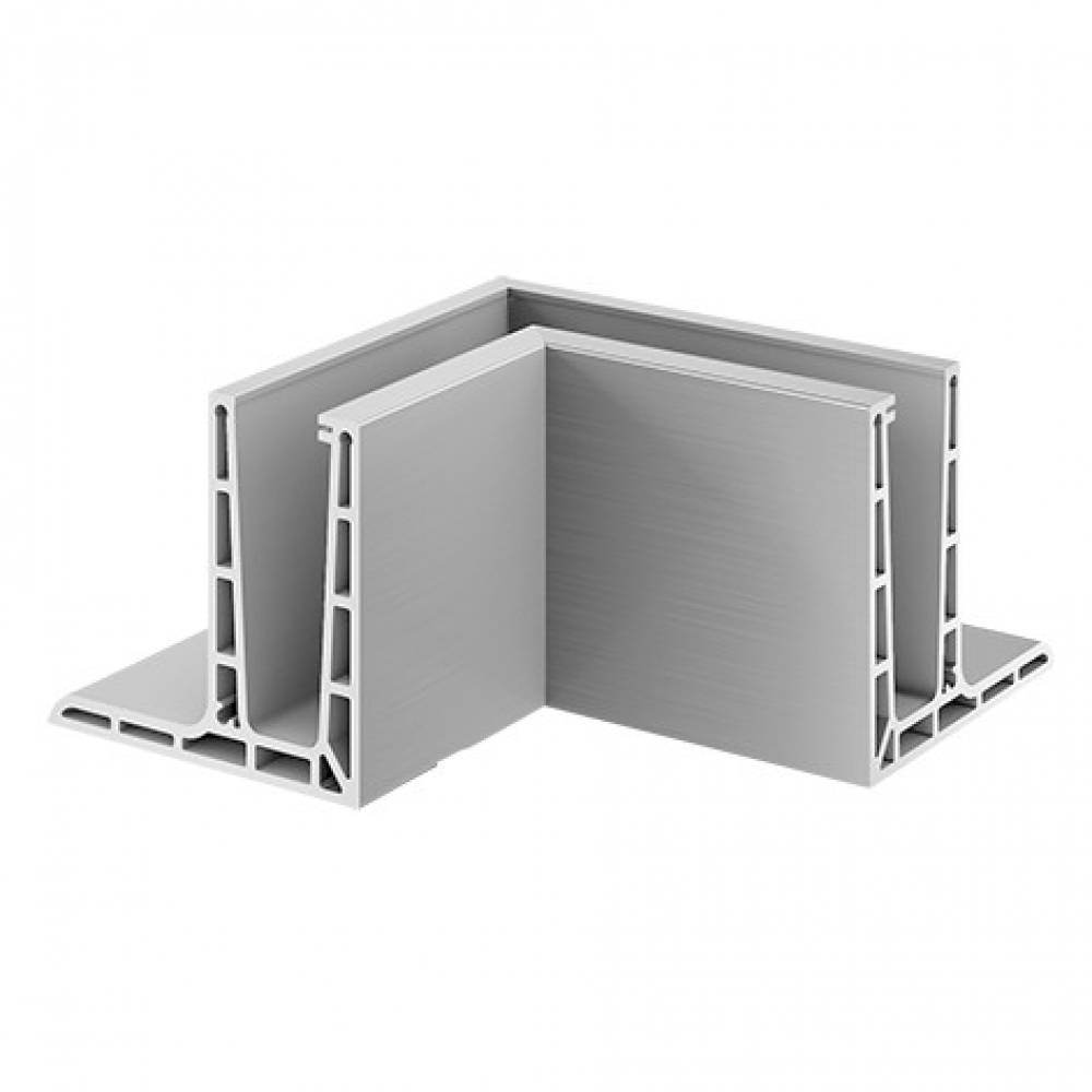 Binnen hoekprofiel Easy-Glass Pro F voor topmontage | Urban Steel